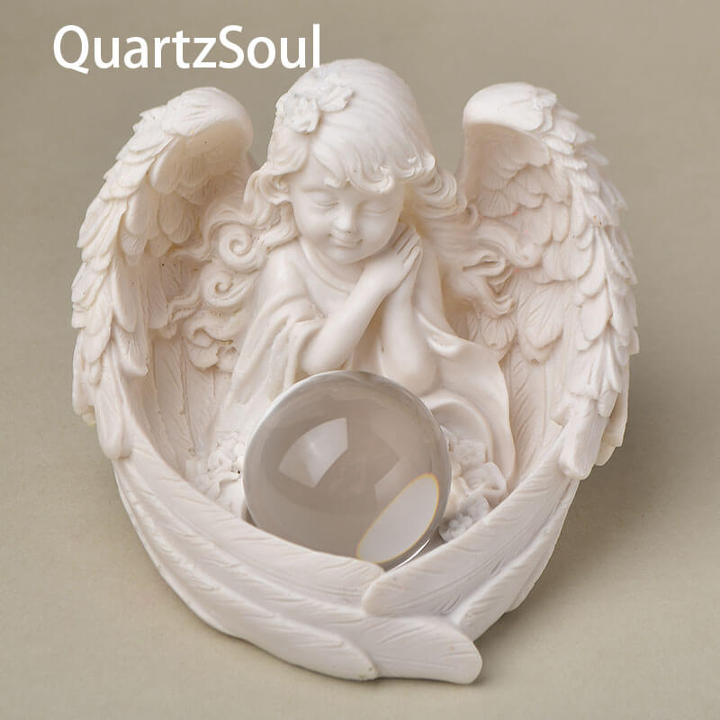 Angel Wing Crystal Ball Stand | Display for Crystal Spheres – Crystal ...